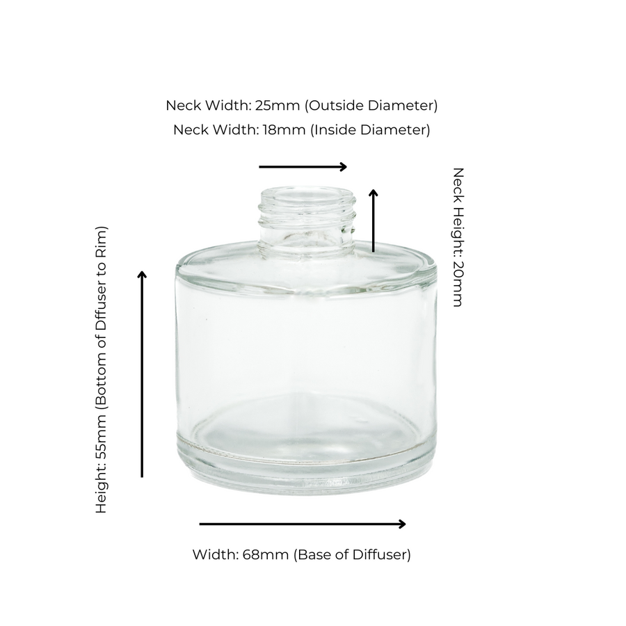 Diffuser Glassware 100ml Round I Wholesale Candle Supplies – Pure ...